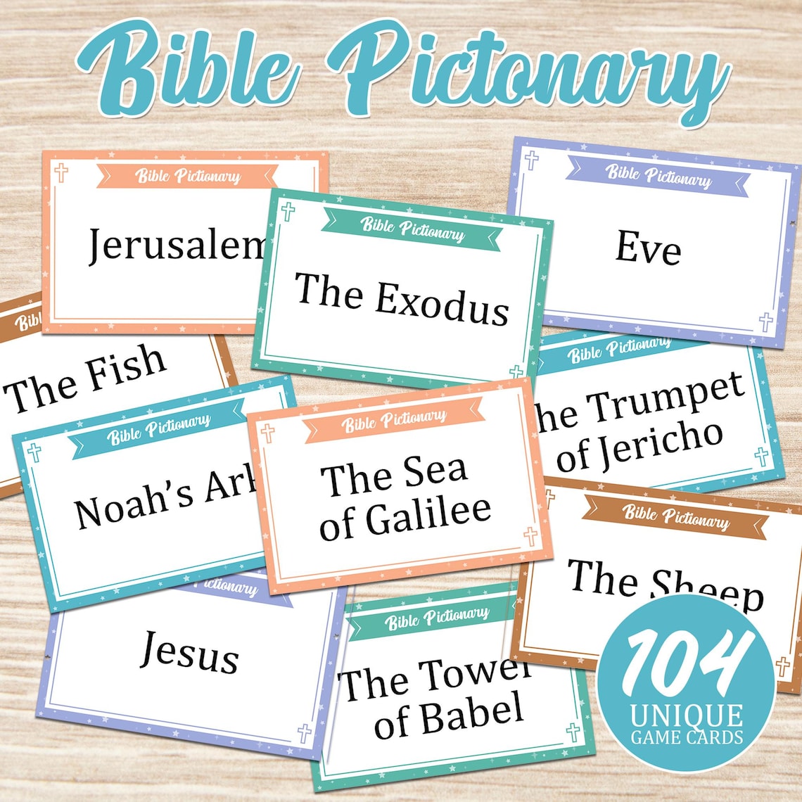 Christian Pictionary Game | Bible Pictionary Game | Fun Christian Board ...