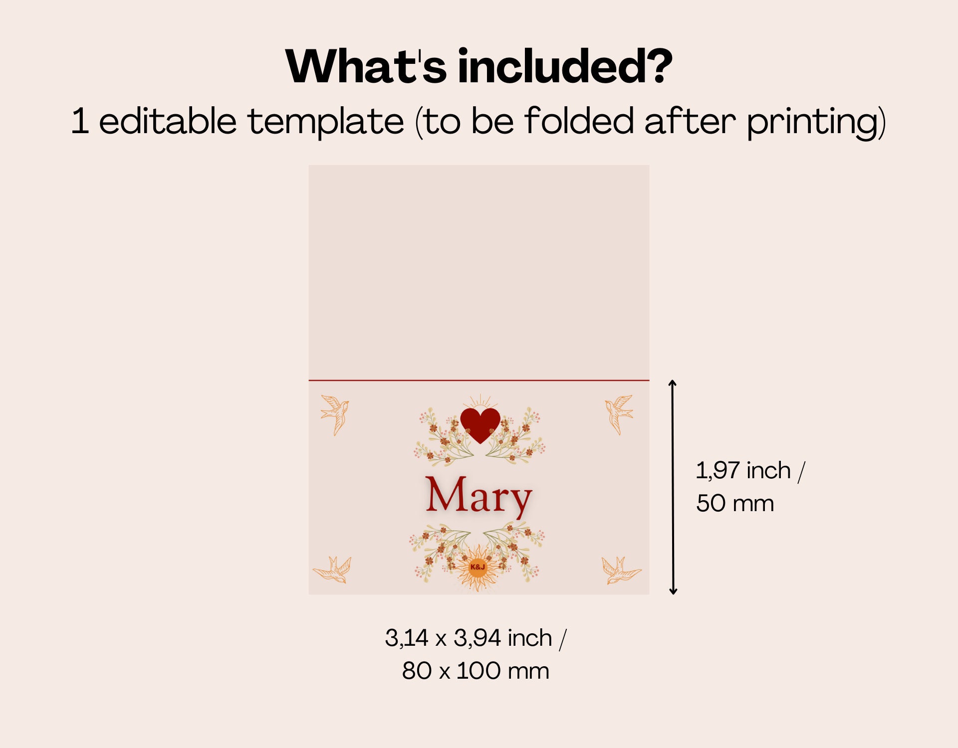 Unique Wedding Bundle 1 FREE TEMPLATE Love Spirit Instant Download ...