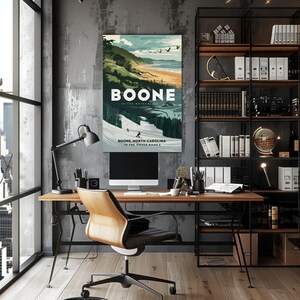 Boone, North Carolina Aluminum Travel Poster – Premium Wall Art - Etsy