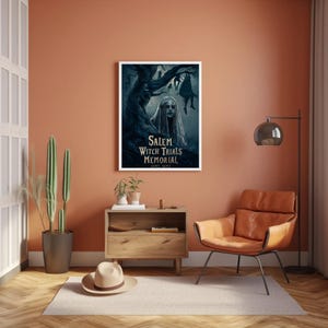 Salem Witch Trials Memorial Print – Haunting Tribute to 1692-1693 ...