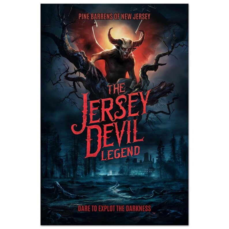 The Jersey Devil Legend Premium Matte Print - Dare to Explore the ...
