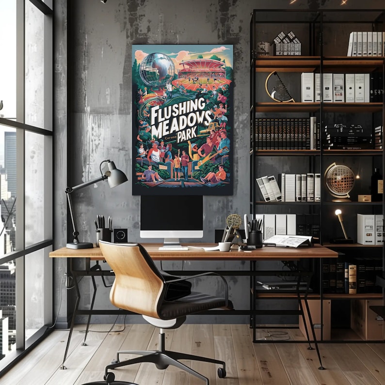 Flushing Meadows Corona Park Aluminum Print Vibrant NYC Park Life - Etsy