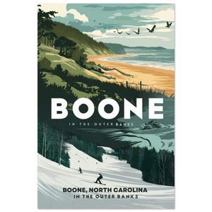 Boone, North Carolina Aluminum Travel Poster – Premium Wall Art - Etsy