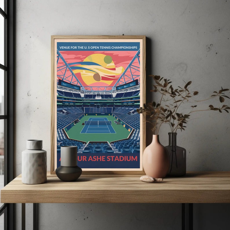 Arthur Ashe Stadium Aluminum Print – Celebrate the Iconic Home of the U ...