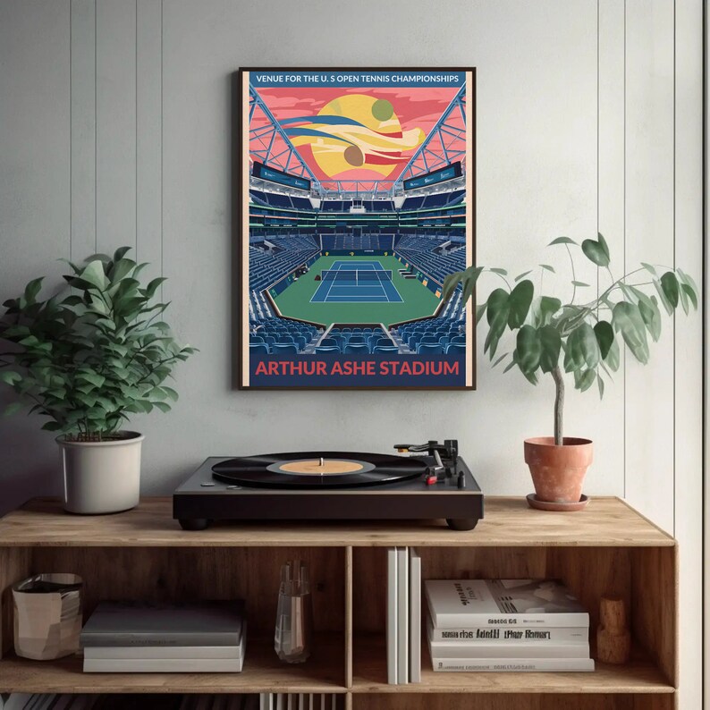 Arthur Ashe Stadium Aluminum Print – Celebrate the Iconic Home of the U ...