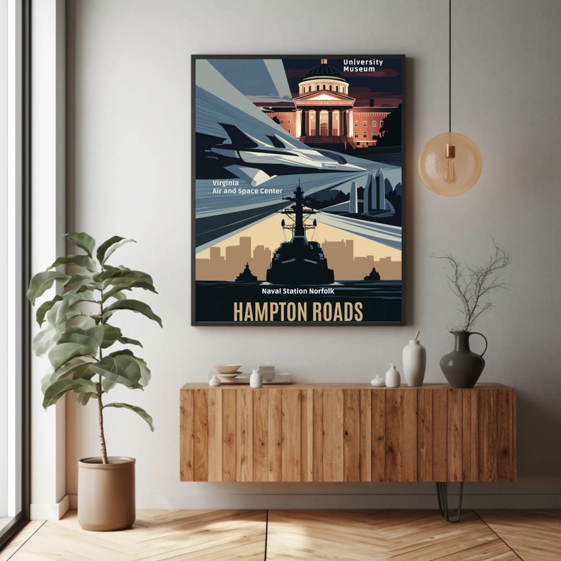 Hampton Roads: Iconic Landmarks and Naval Heritage Aluminum Print - Etsy