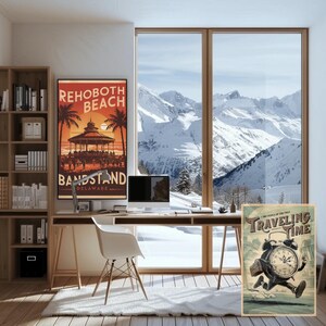 Rehoboth Beach Bandstand Poster | Premium Matte Paper Travel Print ...