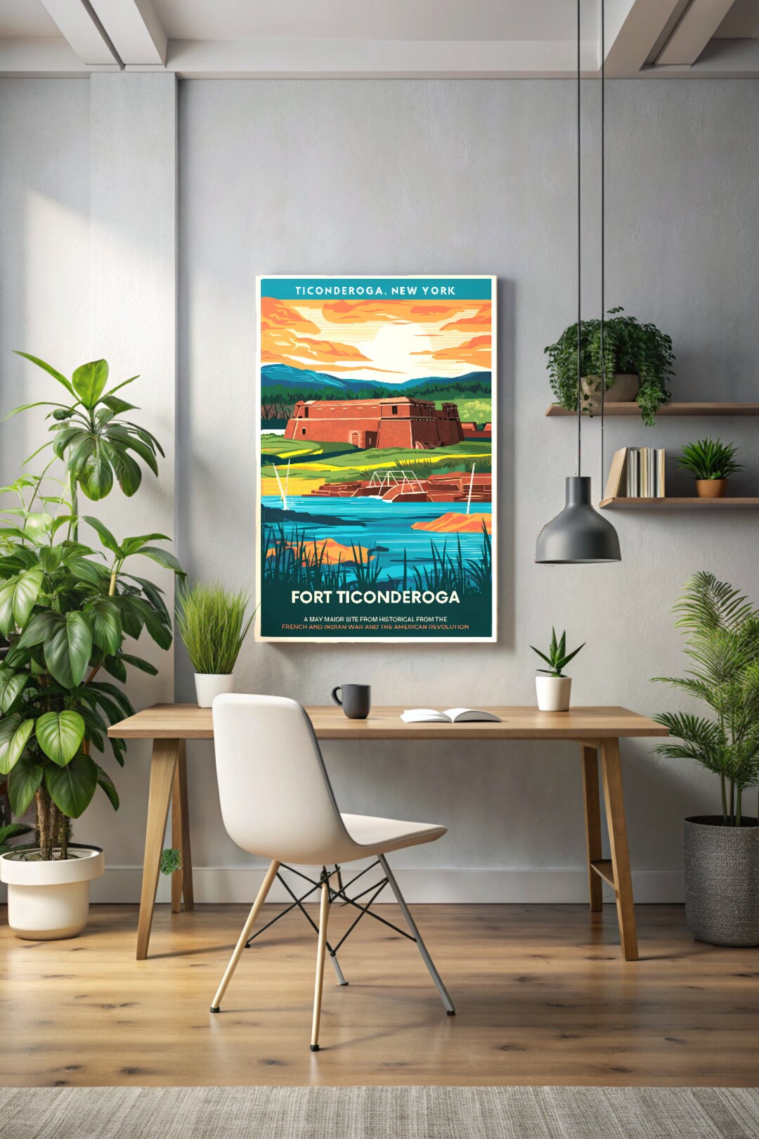 Step Into History With Fort Ticonderoga: Stunning Aluminum Print - Etsy