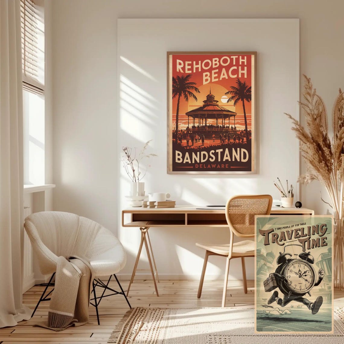 Rehoboth Beach Bandstand Poster | Premium Matte Paper Travel Print ...
