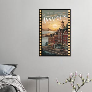 Historic Downtown Annapolis Sunset Print – Premium Matte Paper Wall Art ...
