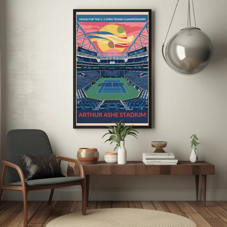 Arthur Ashe Stadium Aluminum Print – Celebrate the Iconic Home of the U ...