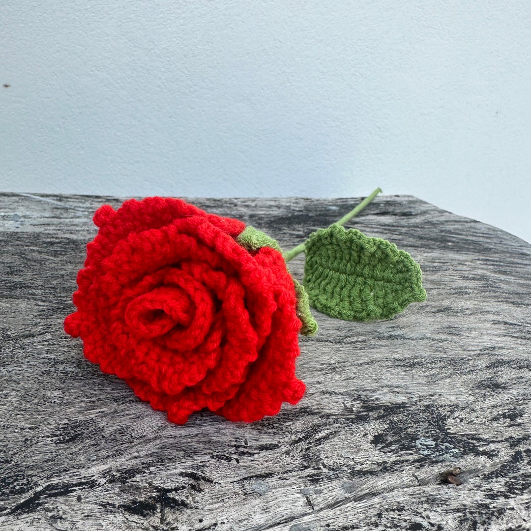 Rose Flower Crochet Pattern, Crochet Flower Pattern, PDF Pattern - Etsy UK