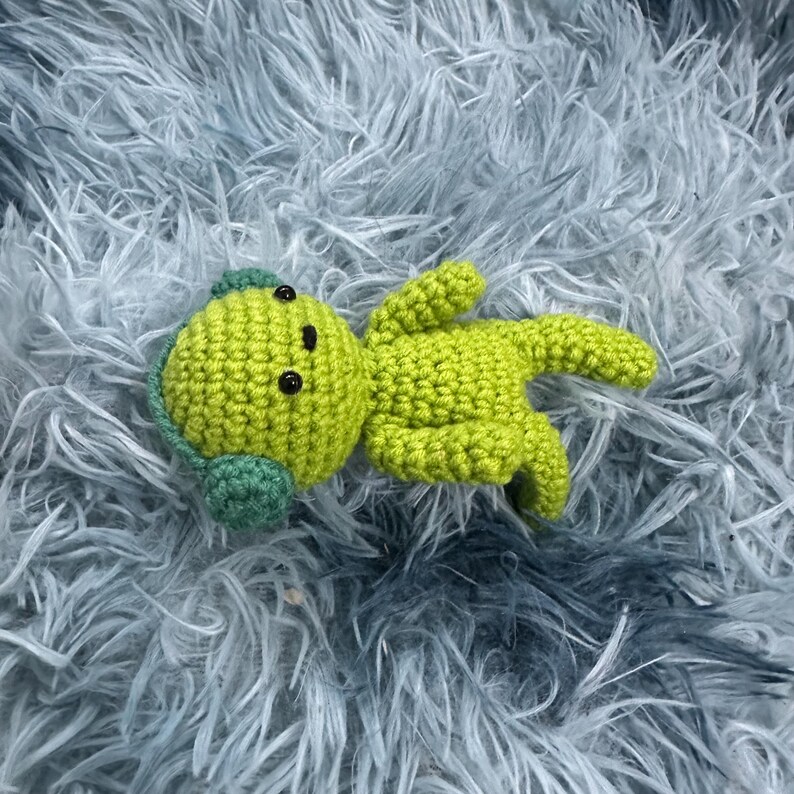 Crochet Smiski Inspired With Headphone Plushies, Amigurumi Keychain ...