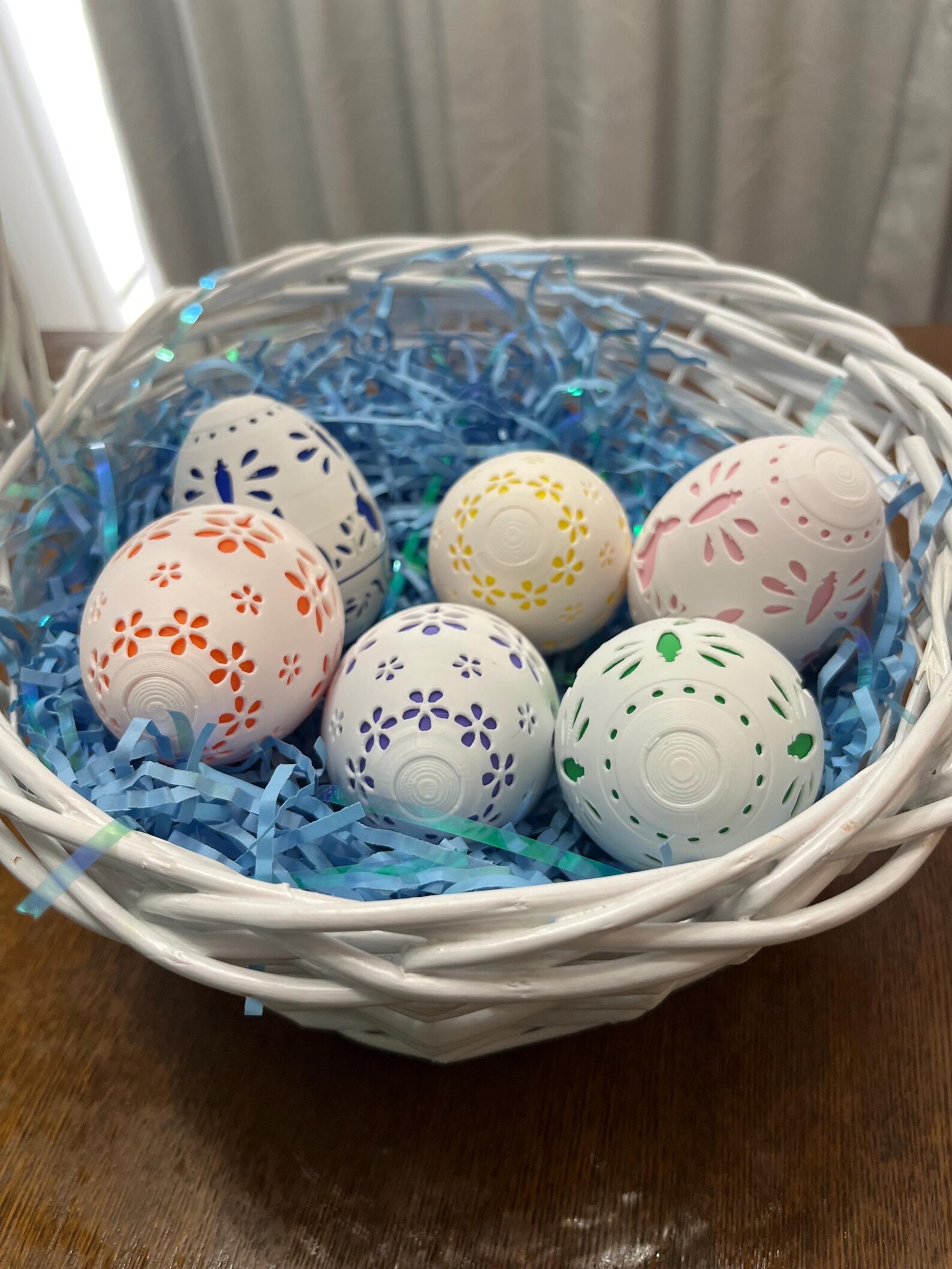 3D Printed Easter Egg Containers Six Pack - Etsy