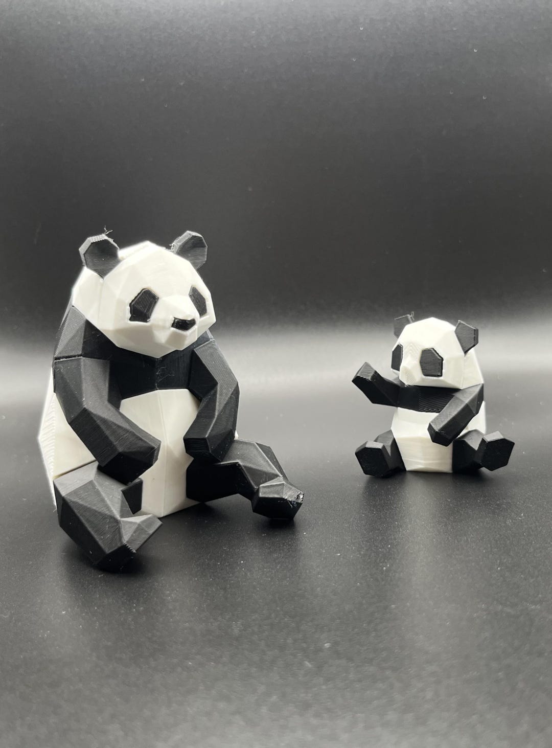 3dprint Magnetic Momma and Baby Panda Puzzle Set - Etsy