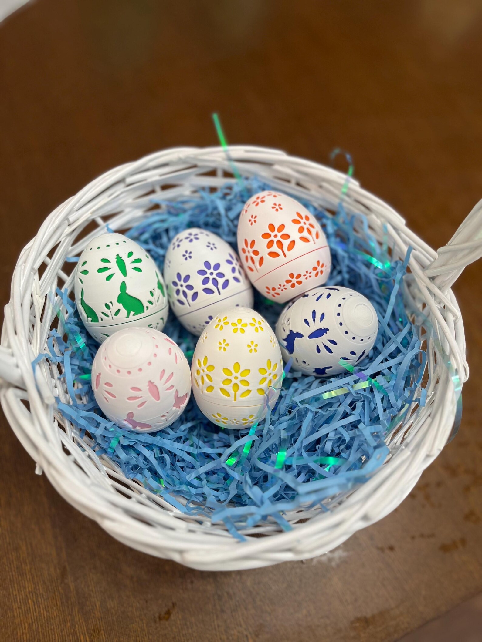 3D Printed Easter Egg Containers Six Pack - Etsy