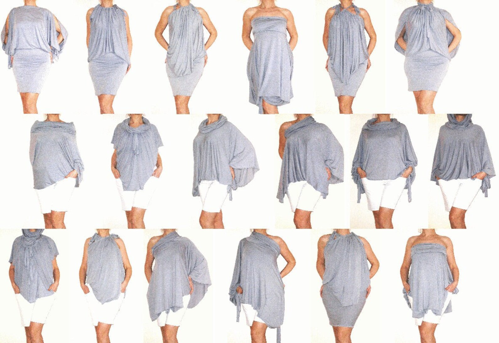 Convertible Dress Convertible Wrap Infinity Multi Way Dress or Blouse ...