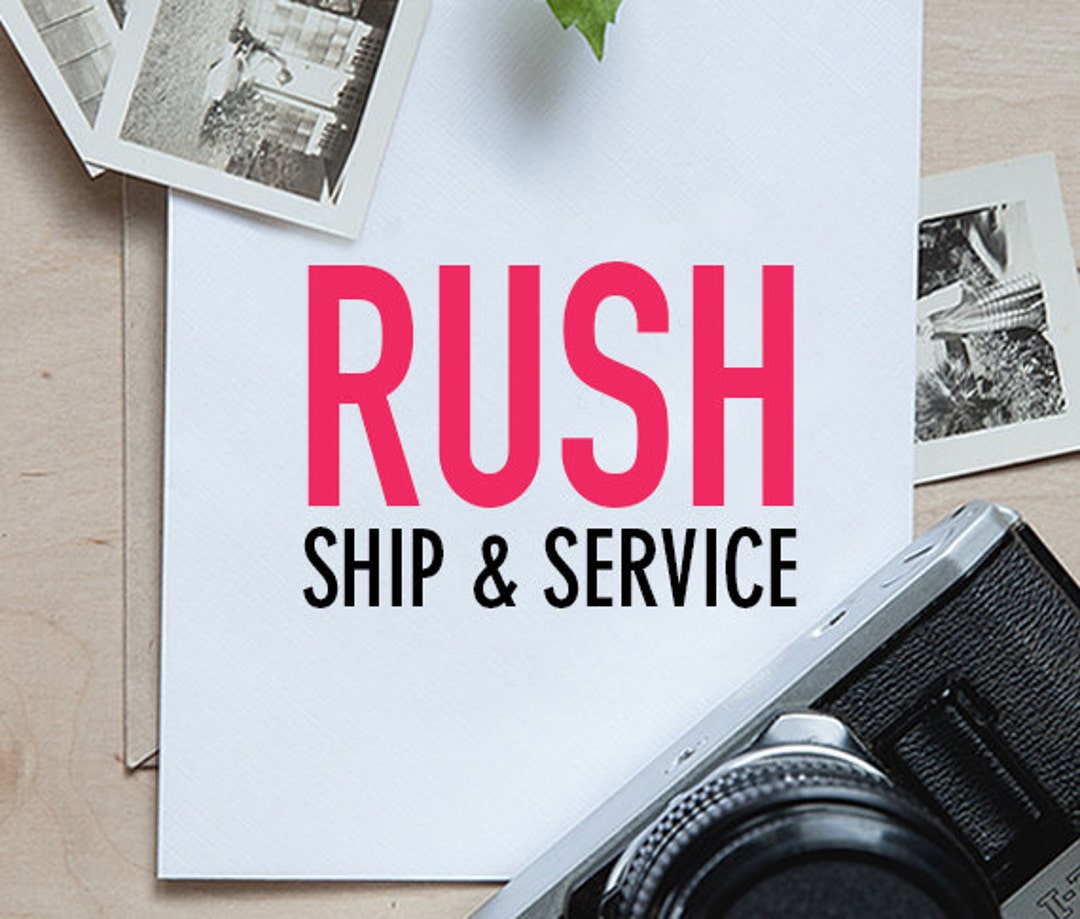 RUSH SERVICES - Domestic and International Shipping - Etsy