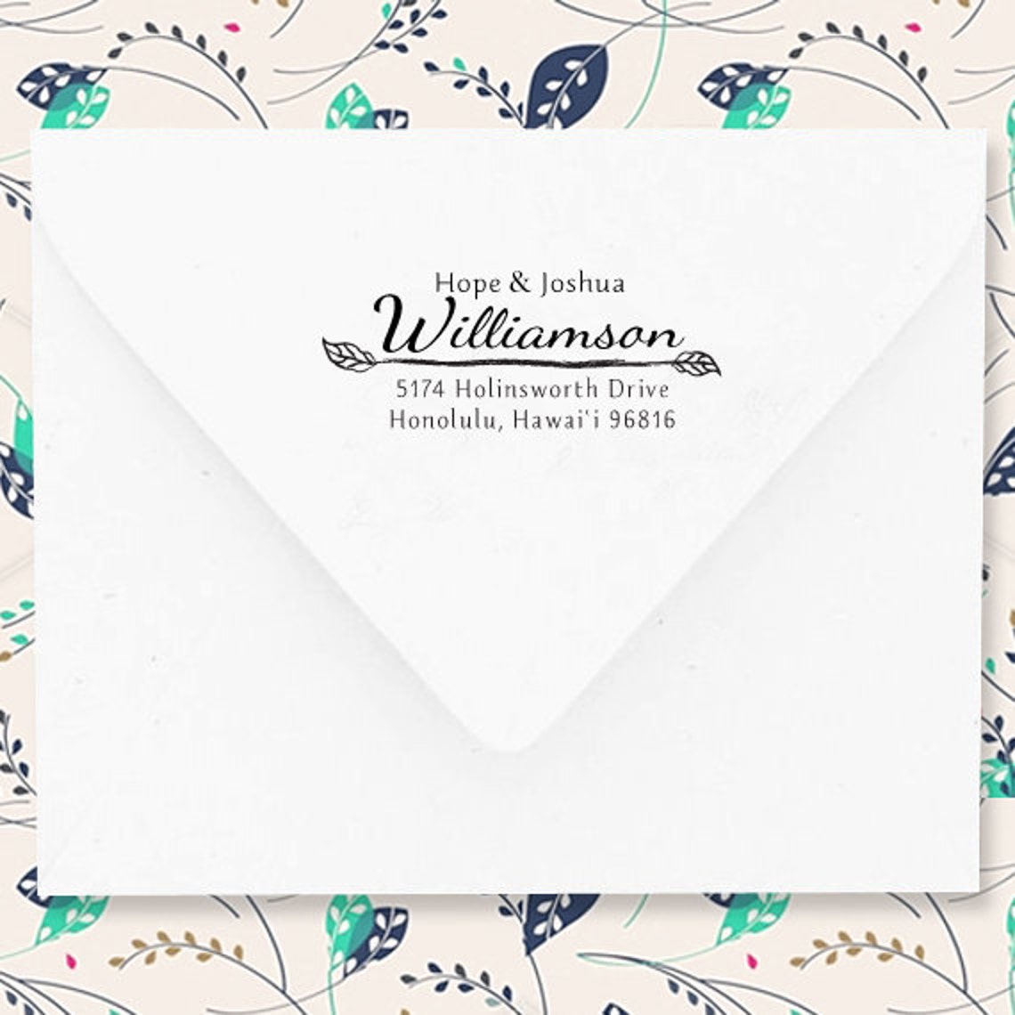 Return Address Stamp Address Stamp Self Inking Address - Etsy