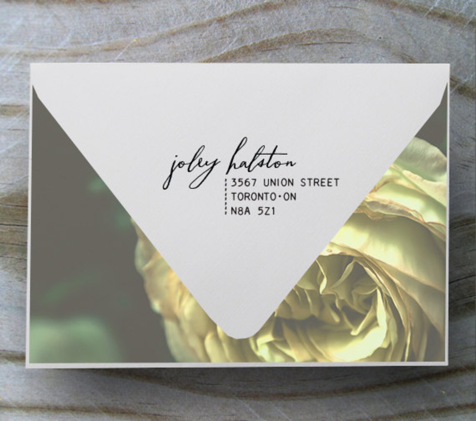 Custom Address Stamp Return Address Stamp Wedding Address - Etsy