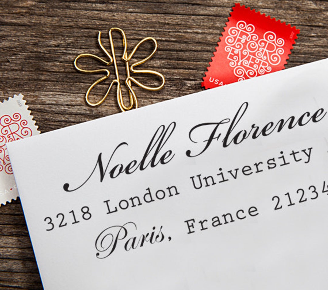 Self Inking Address Stamp - Custom Address Stamp - Return Address Stamp ...