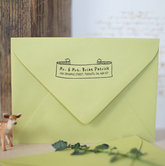 Self Inking Address Stamp Address Stamp Custom Address | Etsy