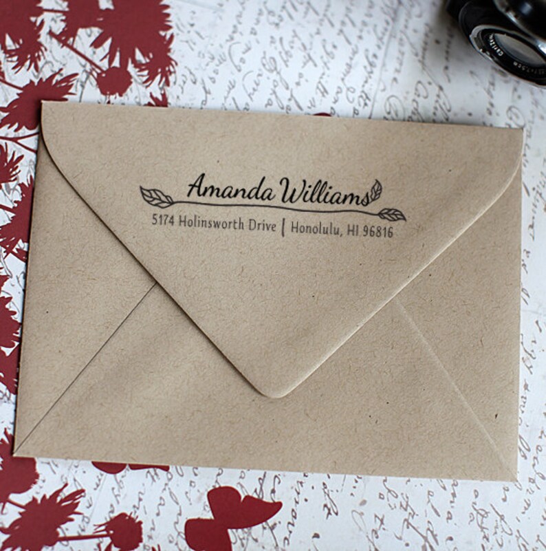 Return Address Stamp, Address Stamp, Self Inking Address Stamp ...