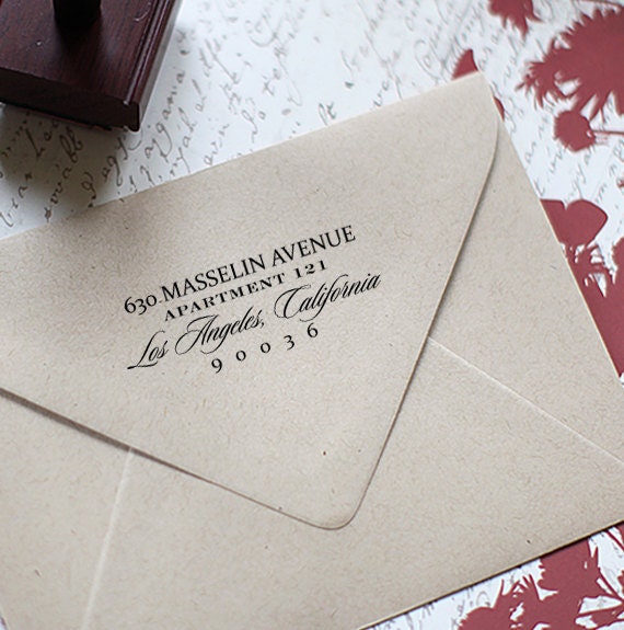 Self Inking Address Stamp Address Stamp Custom Address - Etsy
