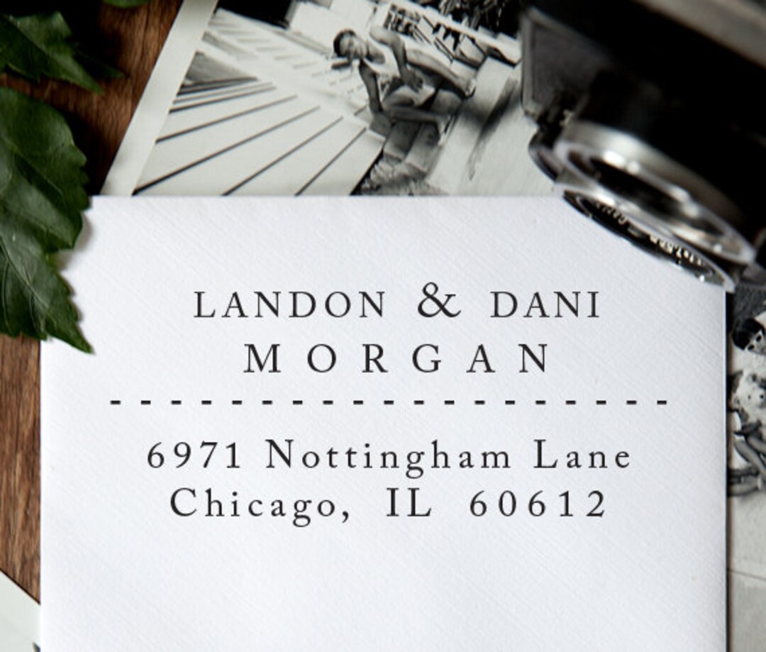 Address Stamp, Custom Address Stamp, Return Address Stamp, Personalized ...