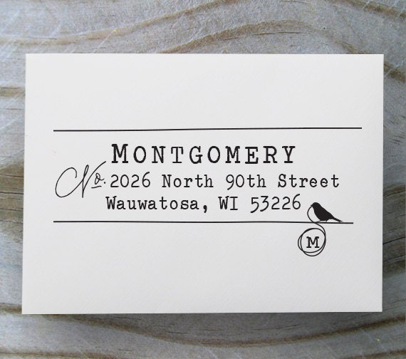 Self Inking Address Stamp Address Stamp Custom Address - Etsy