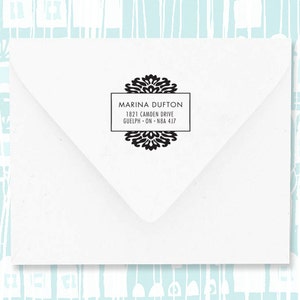 Custom Address Stamp, Self Inking Stamp, Return Address Stamp, Custom ...