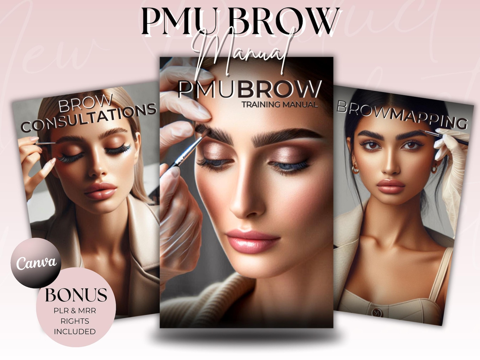 PMU Brow Training Manual, Microblading, Microshading, Nano Brows, Ombre ...