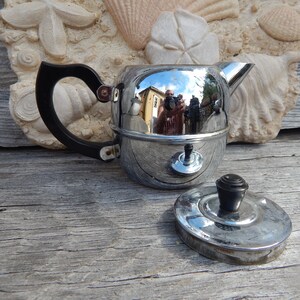 Vtg. Britdis New Zealand Chrome Over Copper 2 Cup Teapot - Etsy