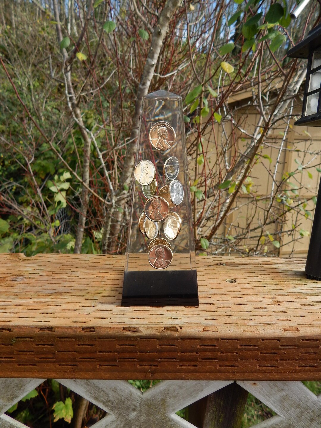 Vintage Acrylic 1975 New Penny Tower Display - Etsy