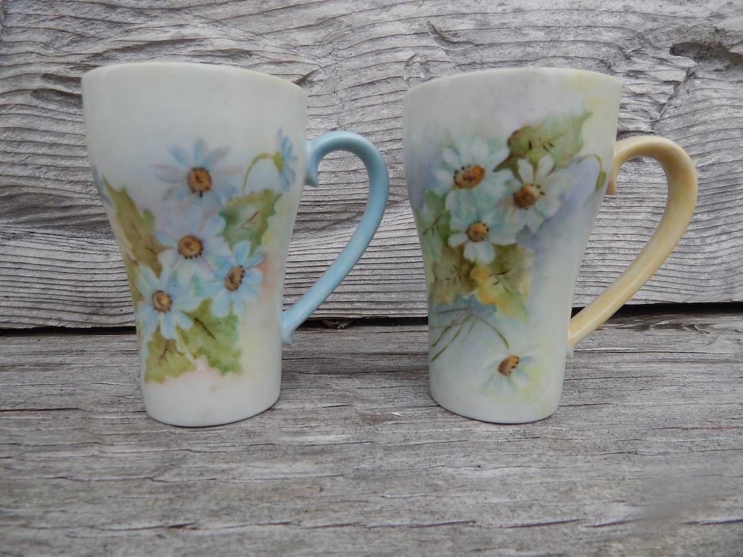 Vintage Victorian Tall Tea Cup/coffee Mugs - Etsy
