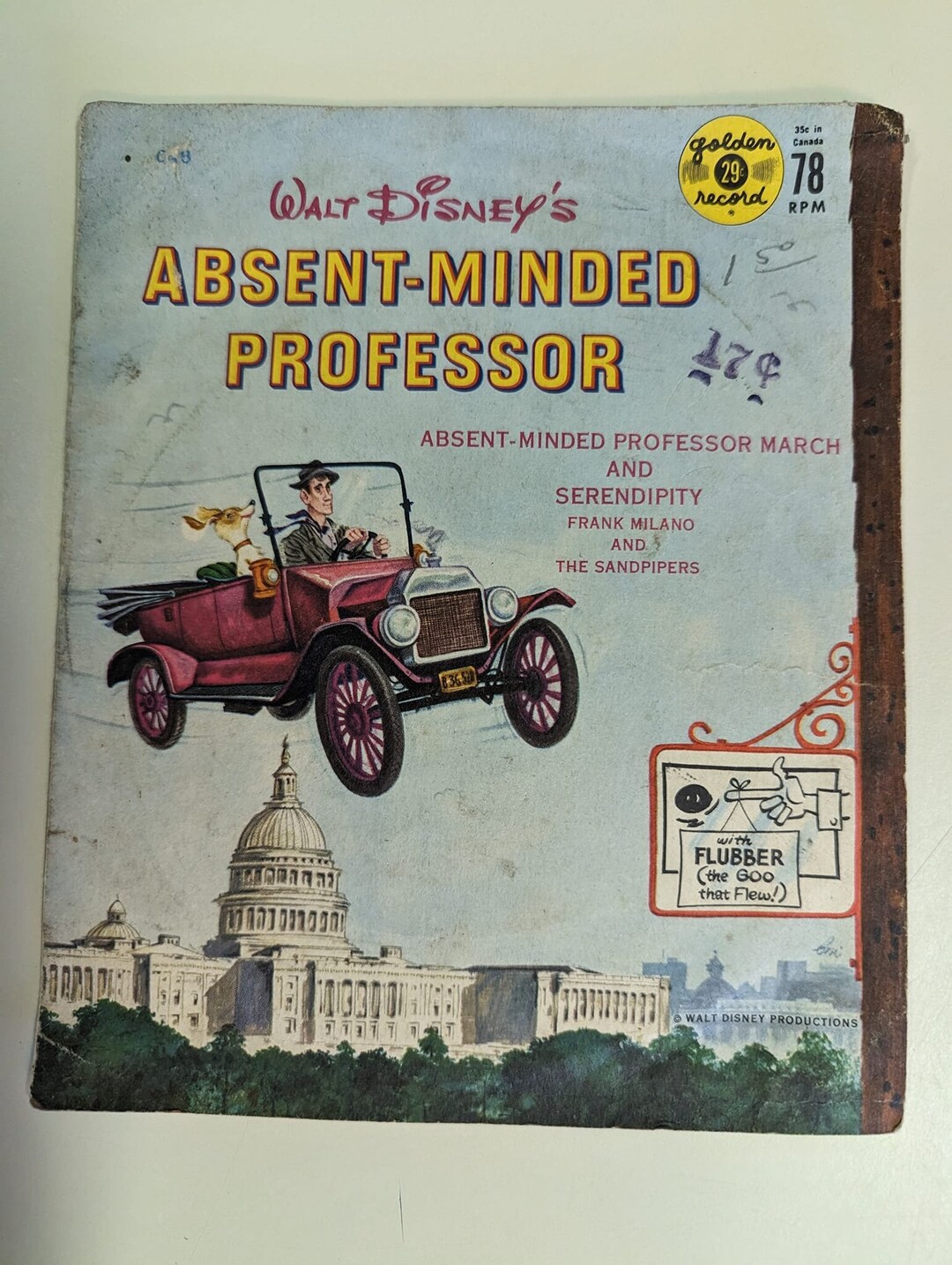 Vintage Walt Disney absent minded Professor Copyright 1960 - Etsy