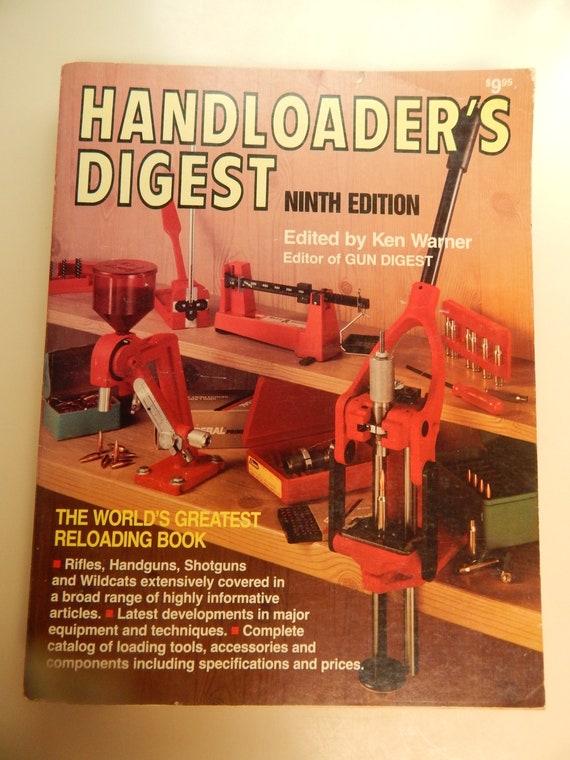 Handloaders Digest 9th Edition by Ken Warner Editor of Gun | Etsy