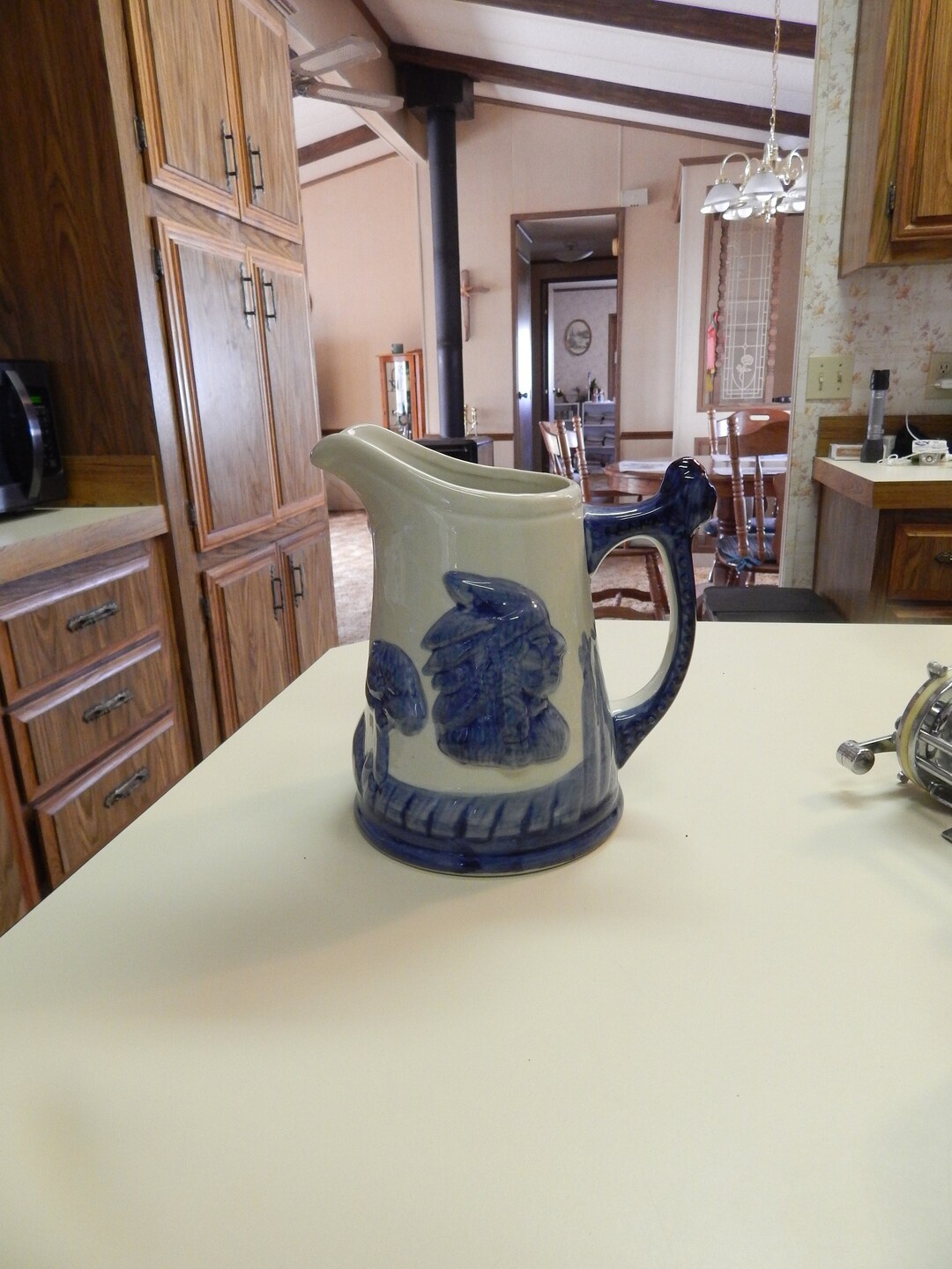 Vintage Ceramic sleepy Eye Drinking Pitcher - Etsy