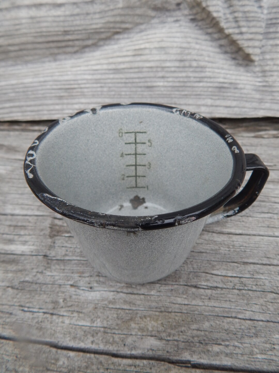 Authentic US. Navy Measuring Grey Enamel Cup - Etsy