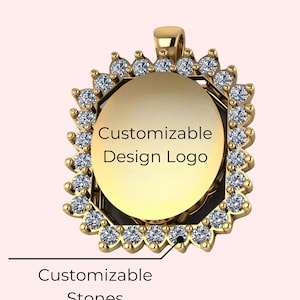 Personalized University Pendant - Custom College Necklace - 925K Silver ...