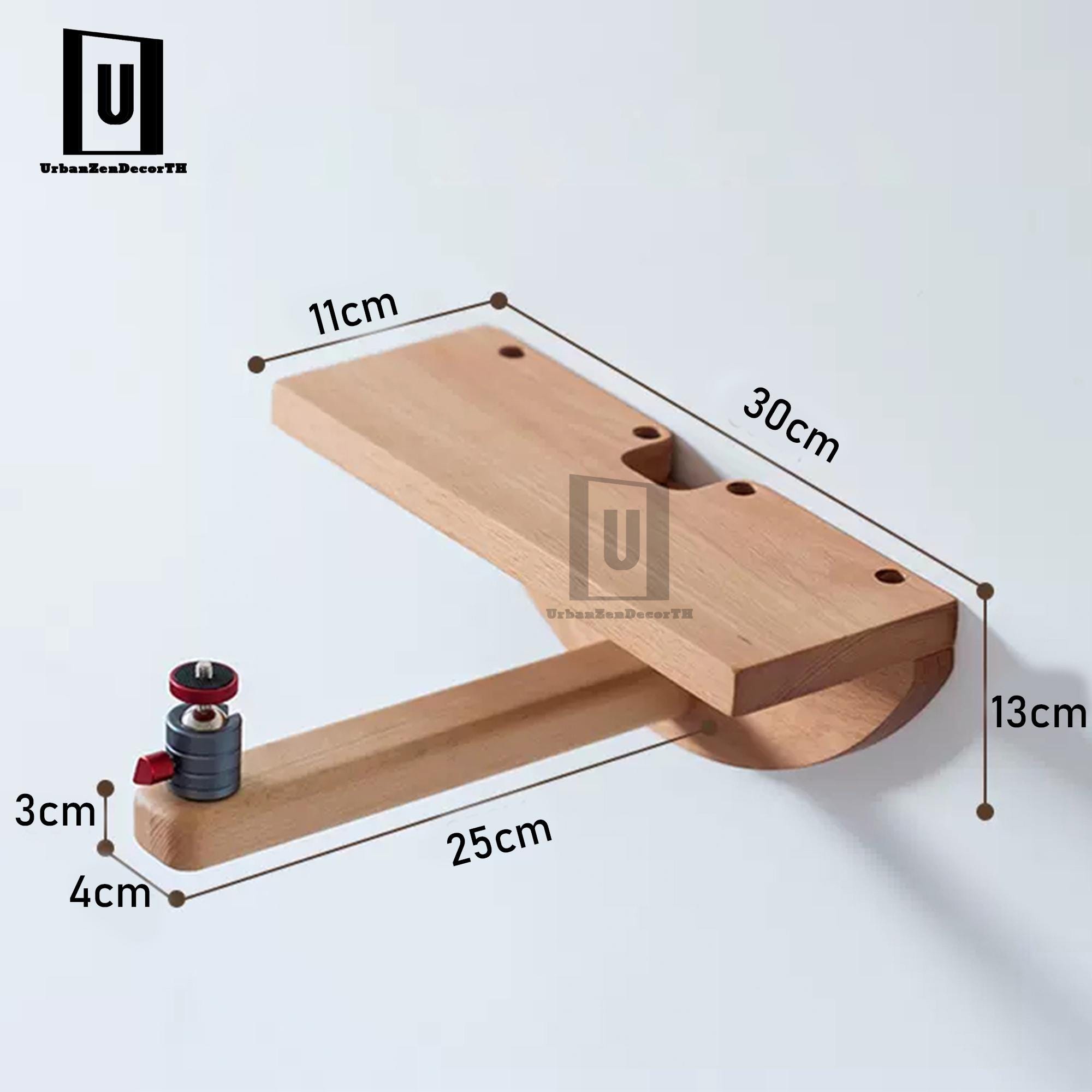 Wall Mounted Projector Stand,projector Shelf ,solid Hardwood,floating ...