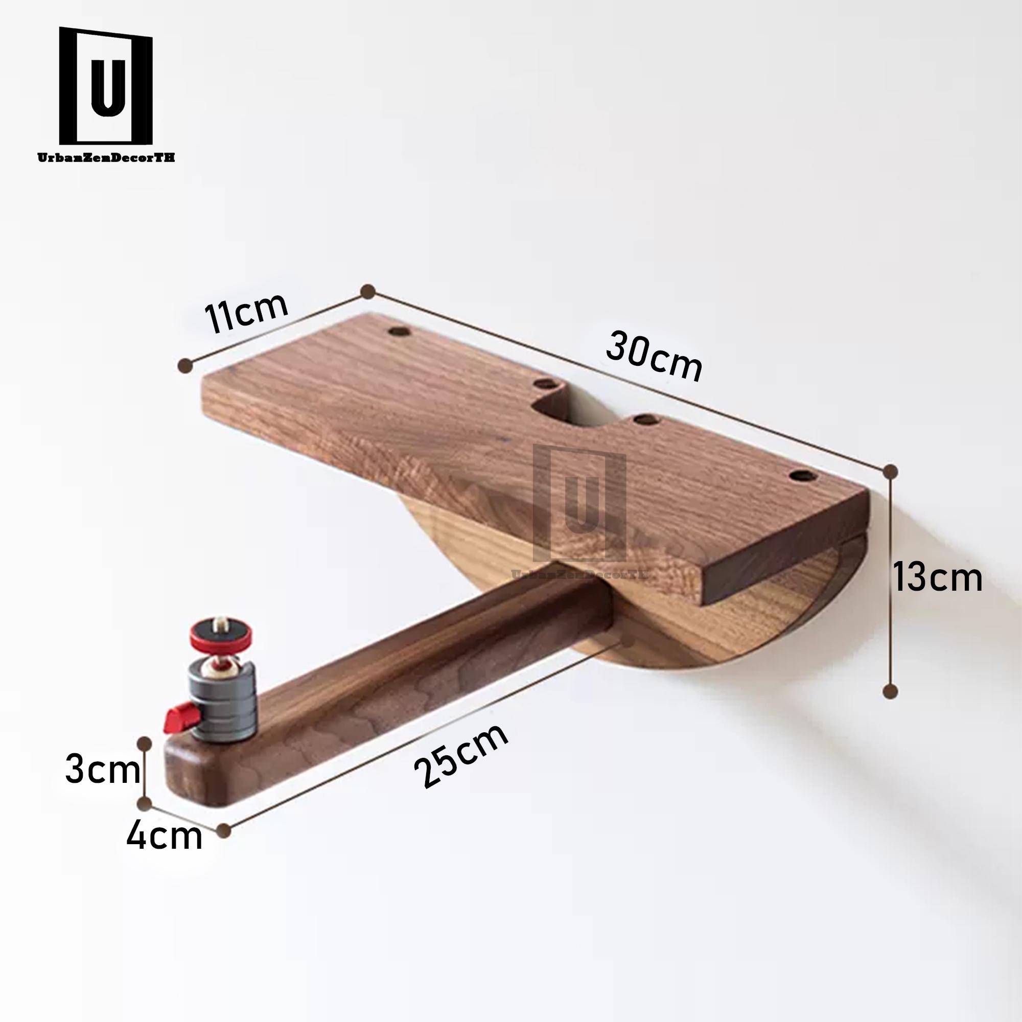 Wall Mounted Projector Stand,projector Shelf ,solid Hardwood,floating ...