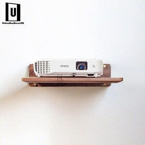 Solid Wood Projector Stand,floating Turntable Shelf, Customizable ...