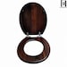 Walnut Toilet Cover,solid Wooden Toilet,wooden Toilet Seat With ...