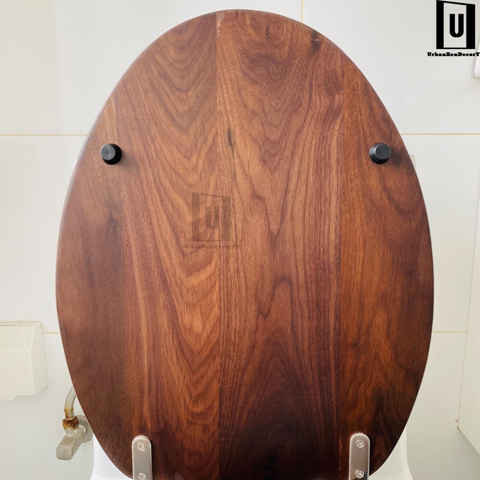 Walnut Toilet Cover,solid Wooden Toilet,wooden Toilet Seat With ...