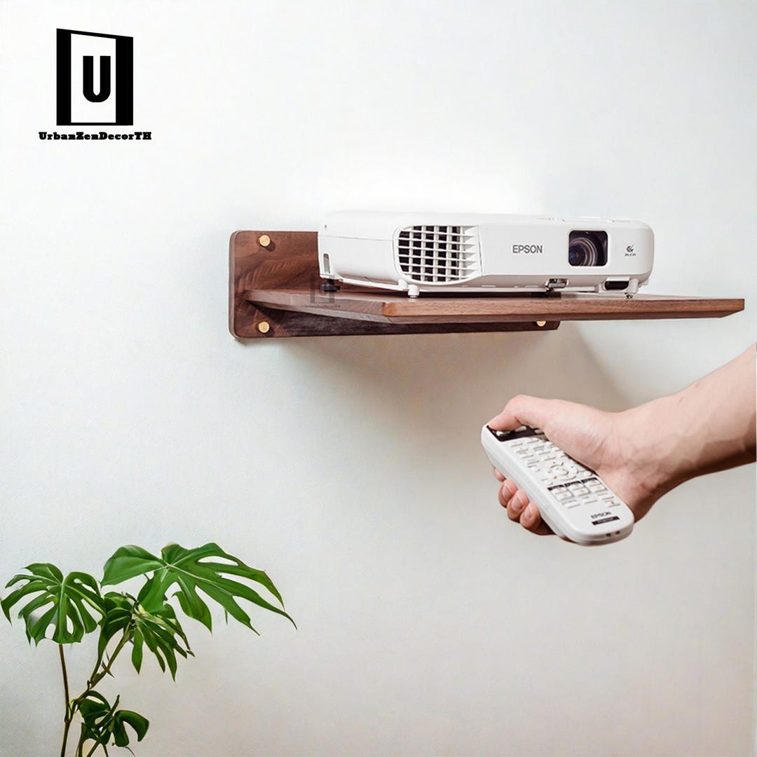 Solid Wood Projector Stand,floating Turntable Shelf, Customizable ...