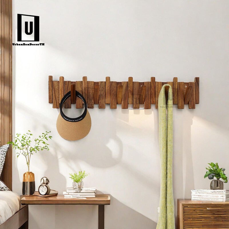 Wall Mount Hat Rack - Etsy