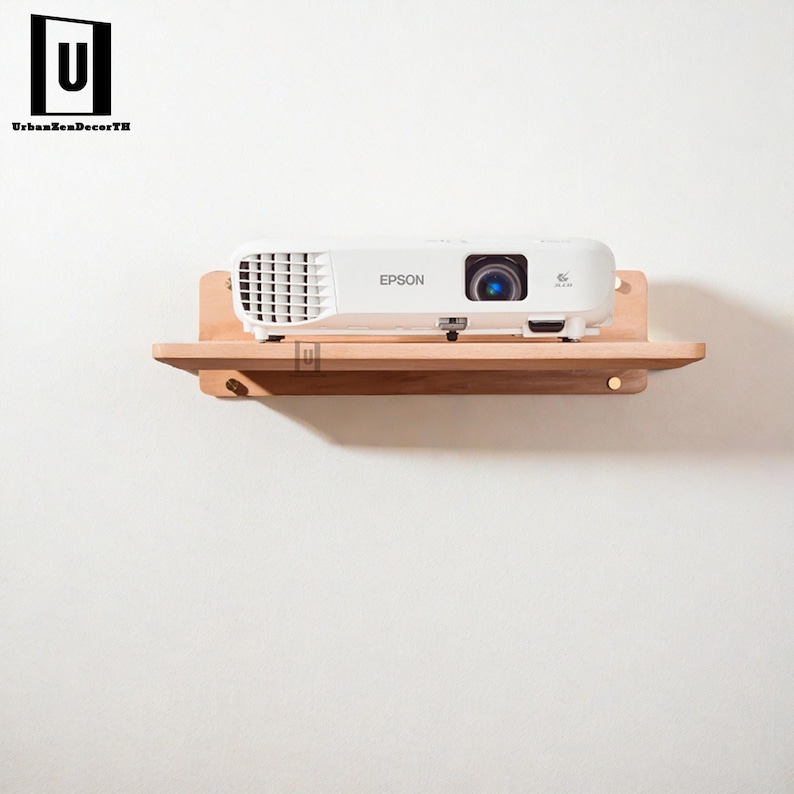 Solid Wood Projector Stand,floating Turntable Shelf, Customizable ...