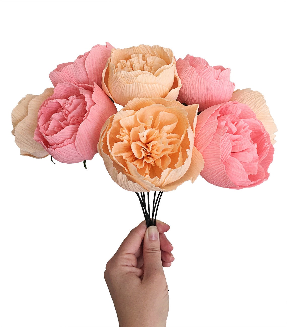 Miniature Garden Rose: Handmade Crepe Paper Flower - Etsy