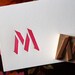 Custom Shadow Monogram Letterpress Stationery - Etsy